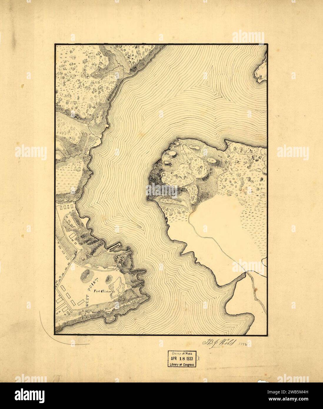 (Topographic map of West Point, Constitution Island, and vicinity, N.Y ...