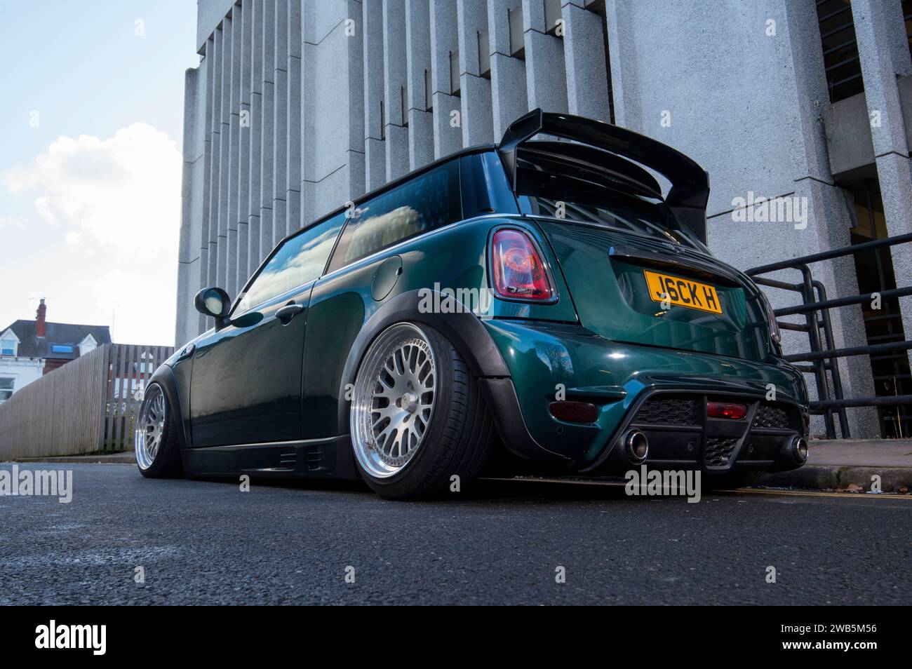Modified and air bagged R53 Mini Cooper S Stock Photo - Alamy