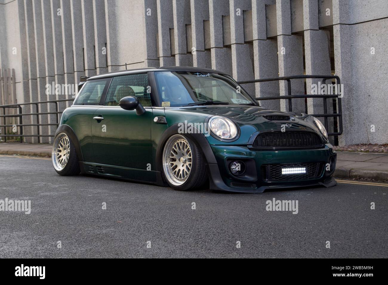 Modified and air bagged R53 Mini Cooper S Stock Photo - Alamy