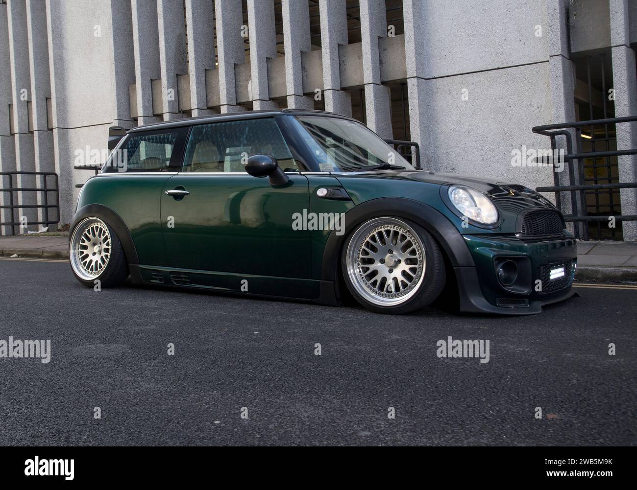 Modified and air bagged R53 Mini Cooper S Stock Photo - Alamy
