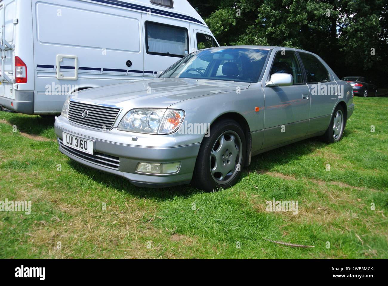 A 1998 Lexus LS 400 parked on display at the 47th Historic Vehicle ...