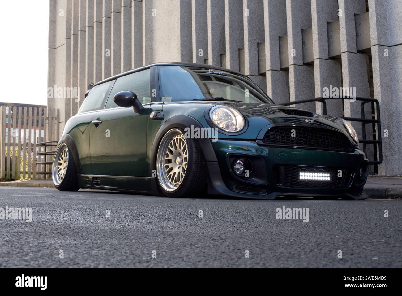 Modified and air bagged R53 Mini Cooper S Stock Photo - Alamy