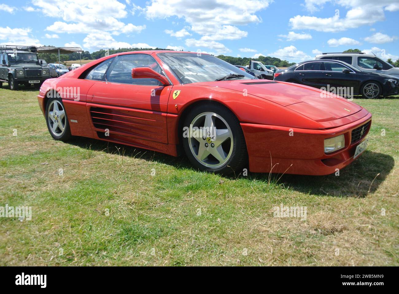 A 1992 Ferrari 348 ts parked on display at the 47th Historic Vehicle ...