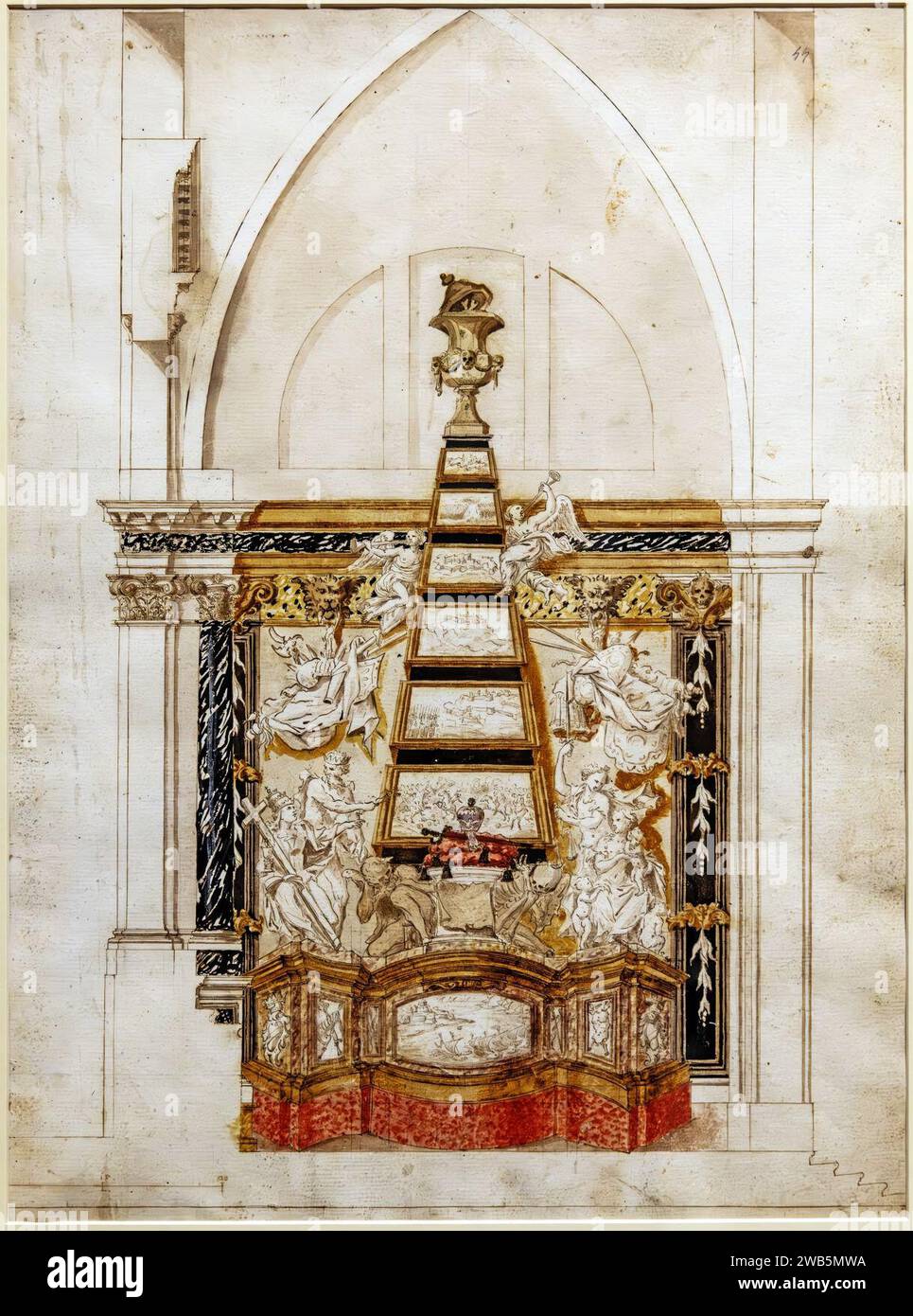 (Venice) (II) Progetti per il monumento funebre al doge Francesco ...