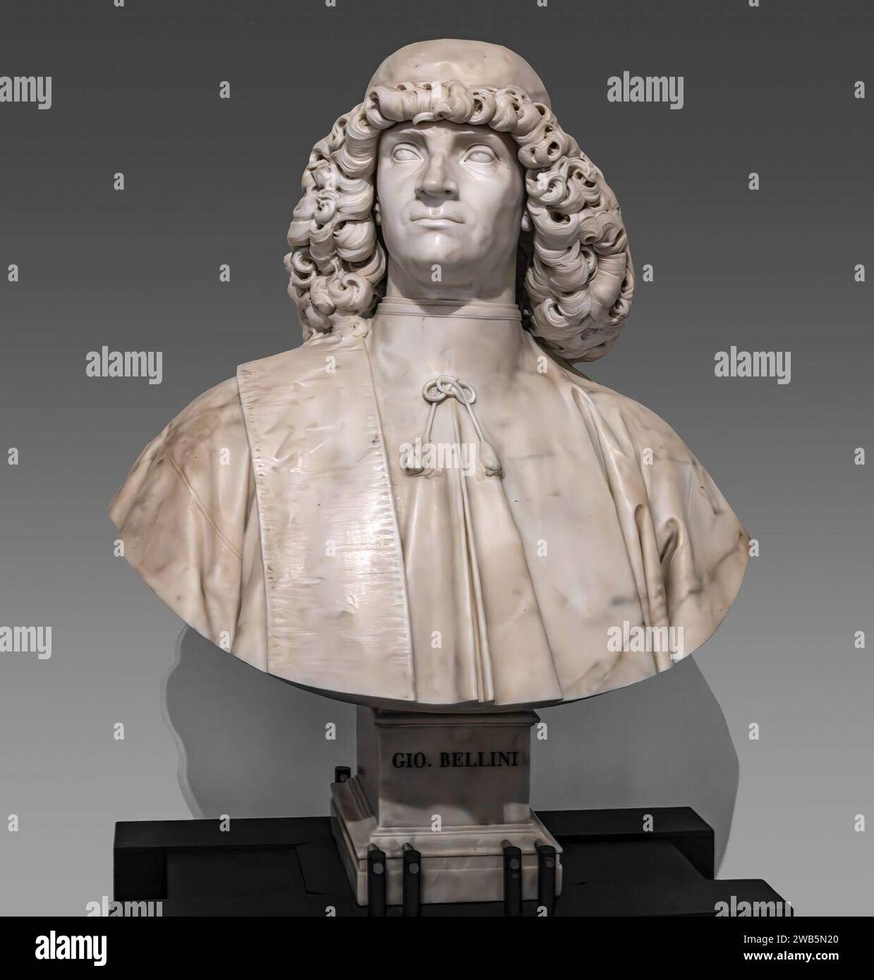 (Venice) Bust of Giovanni Bellini by Luigi Borro Stock Photo - Alamy