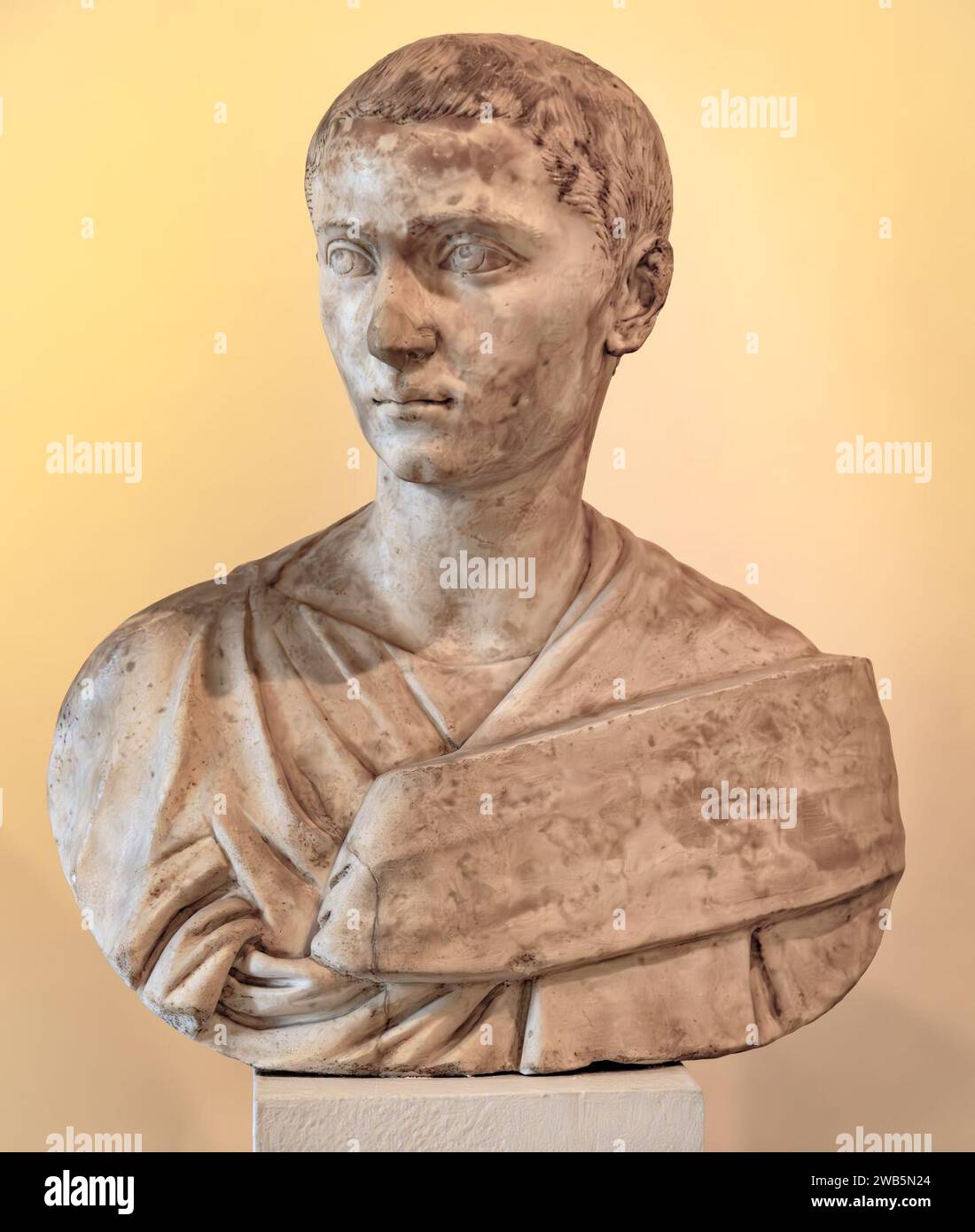 (Venice) Bust of emperor Philip II Stock Photo - Alamy