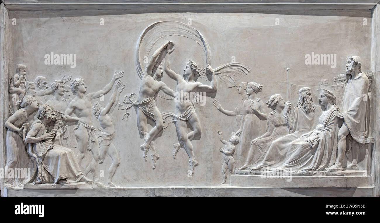 (Venice) Dance of the Children of Alcinous by Antonio Canova Stock ...