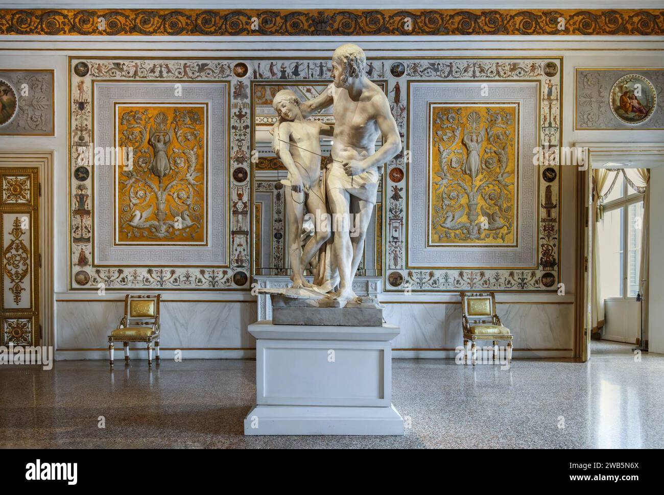(Venice) Dedalo e Icaro by Antonio Canova Stock Photo - Alamy