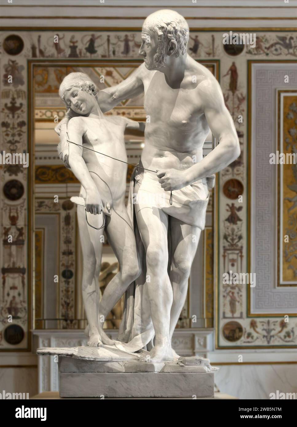 (Venice) Dedalo e Icaro by Antonio Canova Stock Photo - Alamy