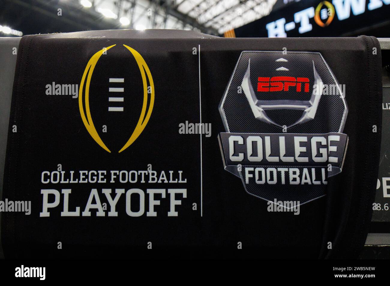 Houston, Texas, USA. 08th Jan, 2024. A general view of an ESPN camera ...