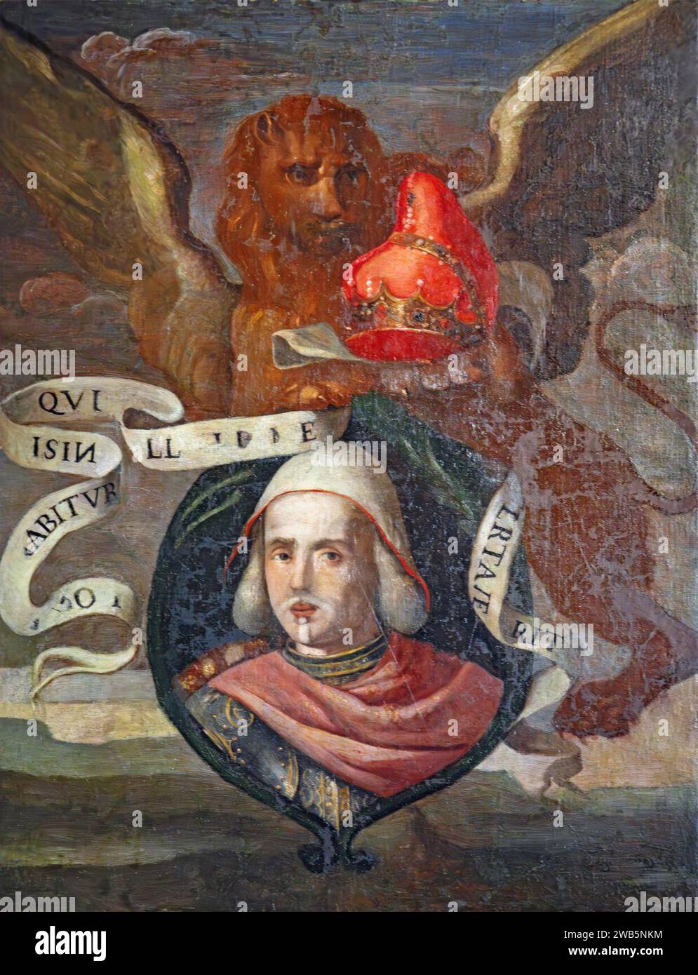 (Venice) Portrait of doge Francesco Morosini by anonymous painter Stock ...
