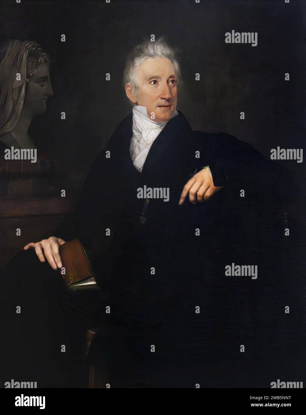 (Venice) Portrait of Leopoldo Cicognara by Ludovico Lipparini Stock ...