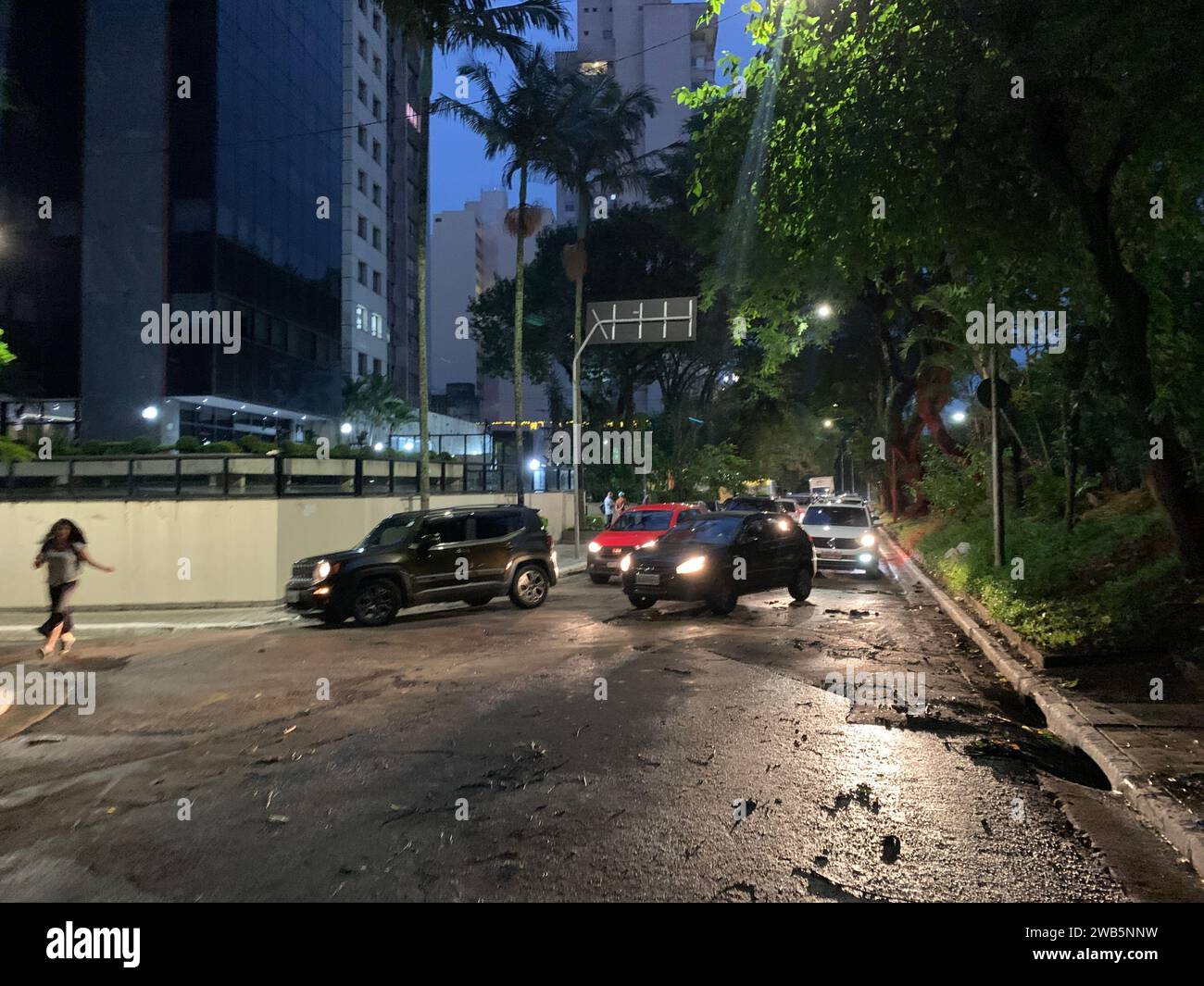 Sao Paulo, Sao Paulo, Brasil. 8th Jan, 2024. (INT) Heavy Rainfall ...