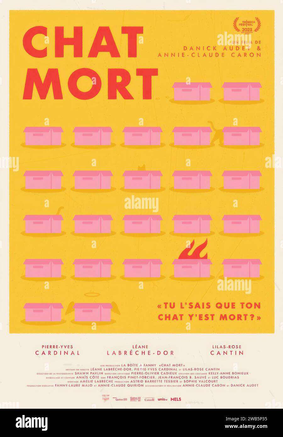 CHAT MORT, (aka DEAD CAT), poster in French, 2023. © La Boite a Fanny ...