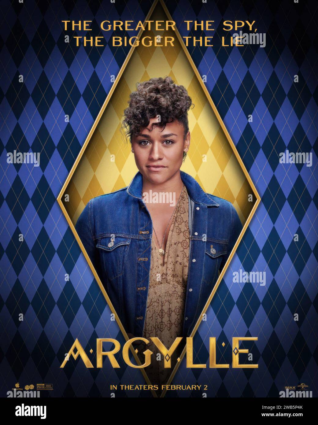 ARGYLLE, US character poster, Ariana DeBose, 2024. © Universal Pictures ...