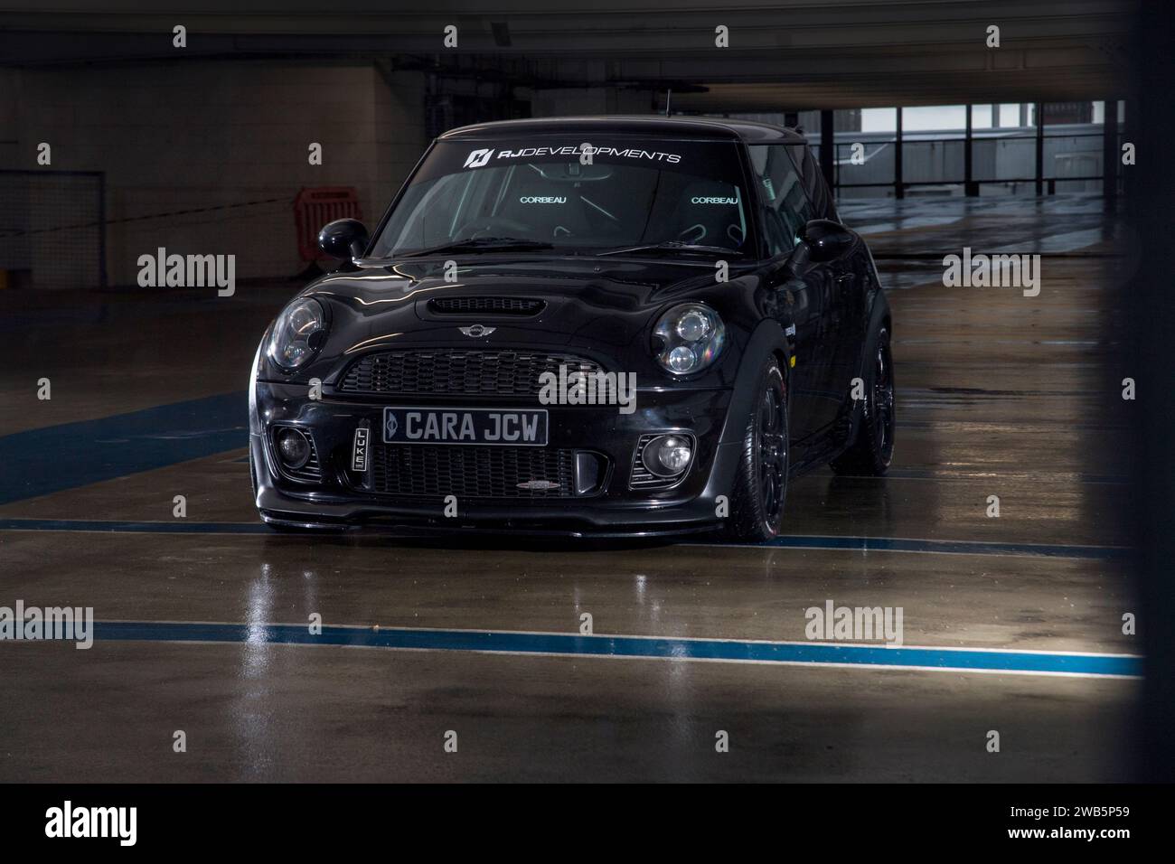 Modified R53 Mini Cooper S hot hatch car Stock Photo - Alamy