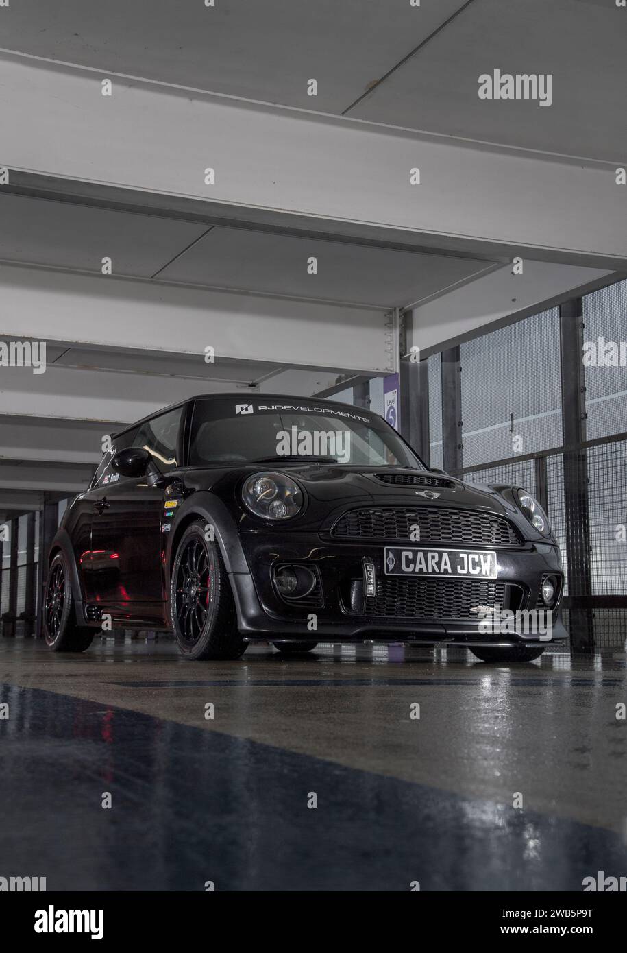 Modified R53 Mini Cooper S hot hatch car Stock Photo - Alamy
