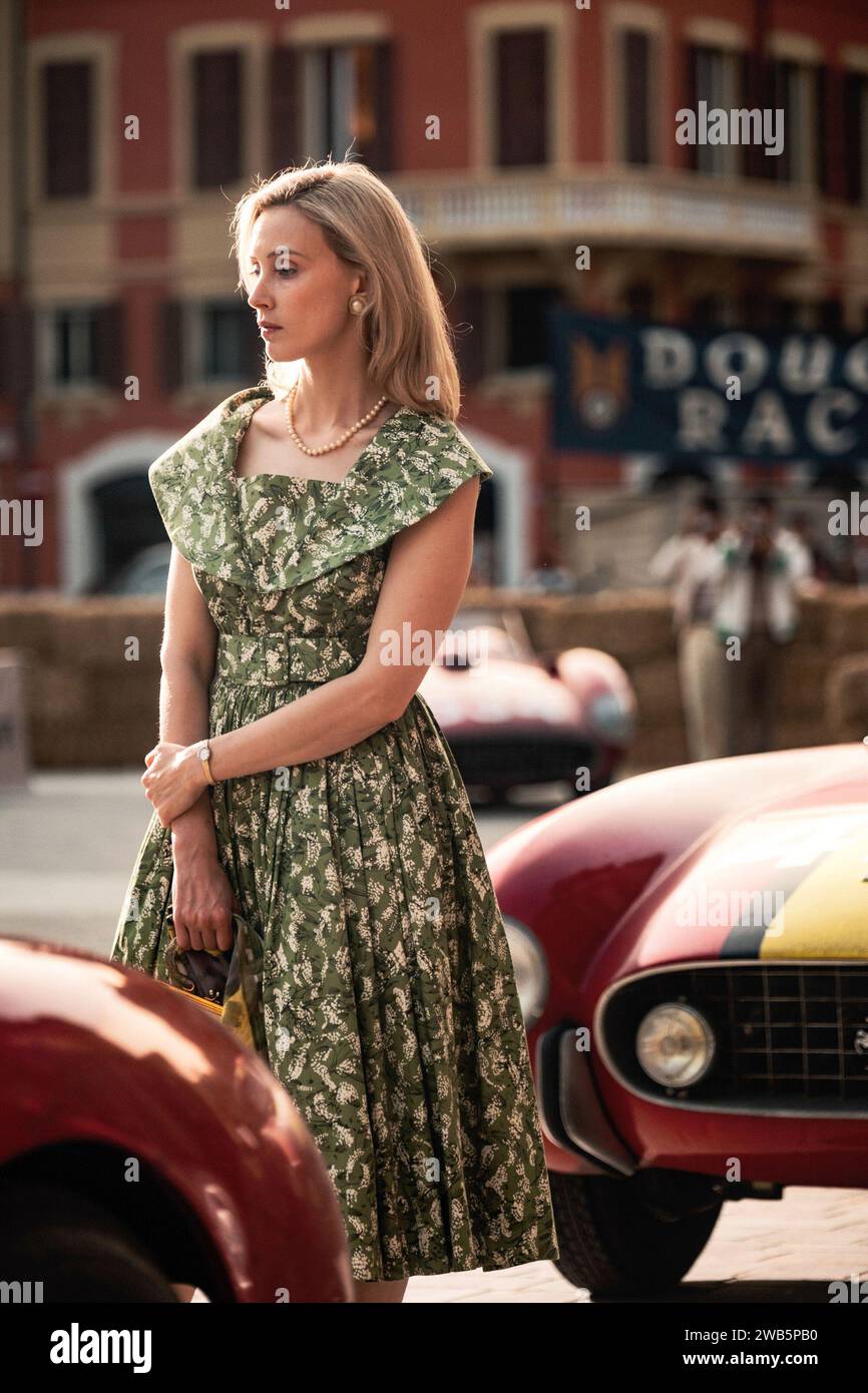 FERRARI, Sarah Gadon, 2023. ph: Lorenzo Sisti / © Neon / Courtesy ...