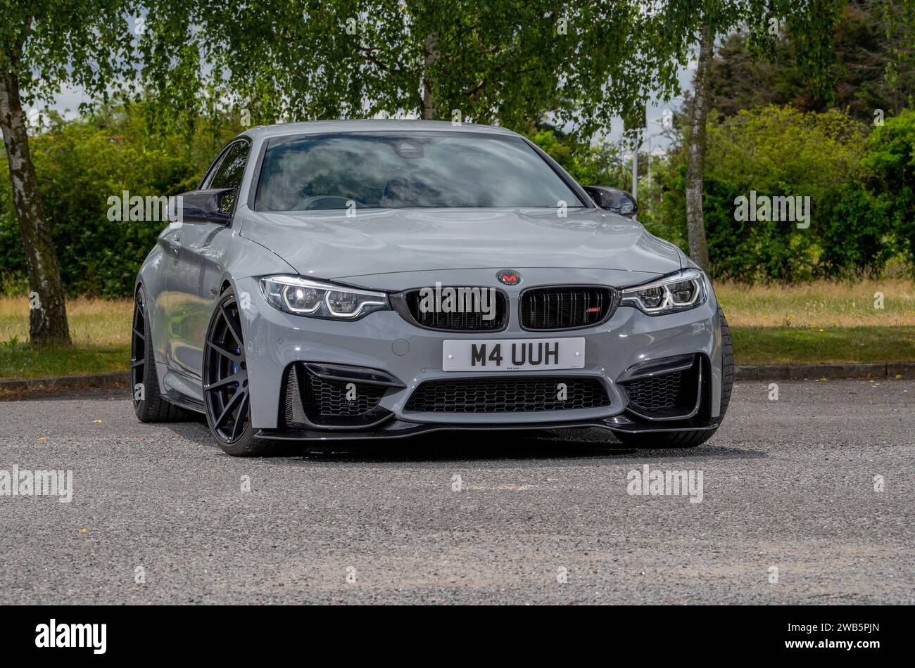 BMW M4 convertible car Stock Photo - Alamy
