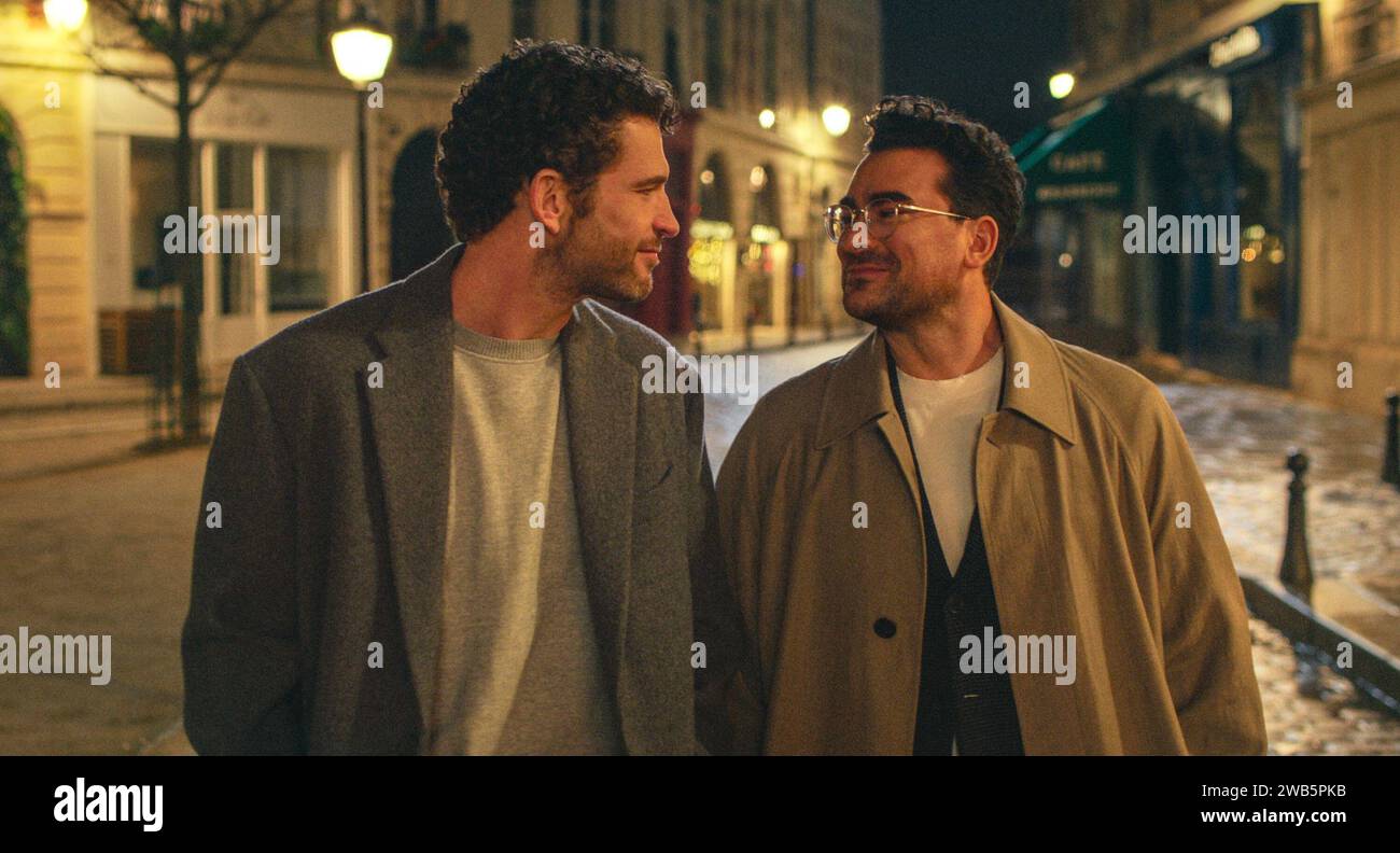 GOOD GRIEF, from left: Arnaud Valois, Dan Levy, 2023. © Netflix ...