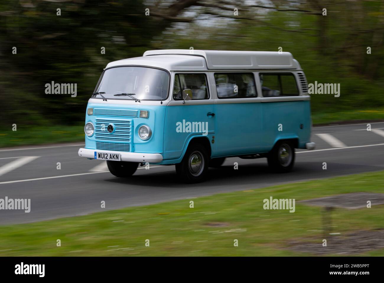 Brazilian built water cooled 2012 VW bay window camper van Stock Photo ...