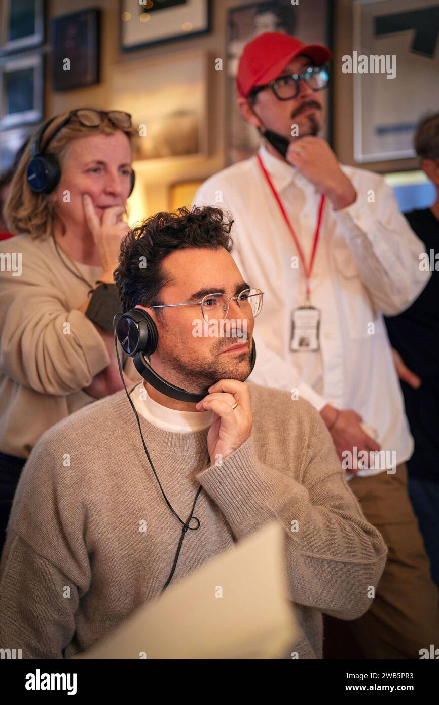 GOOD GRIEF, from left: producer Debra Hayward, director Dan Levy ...