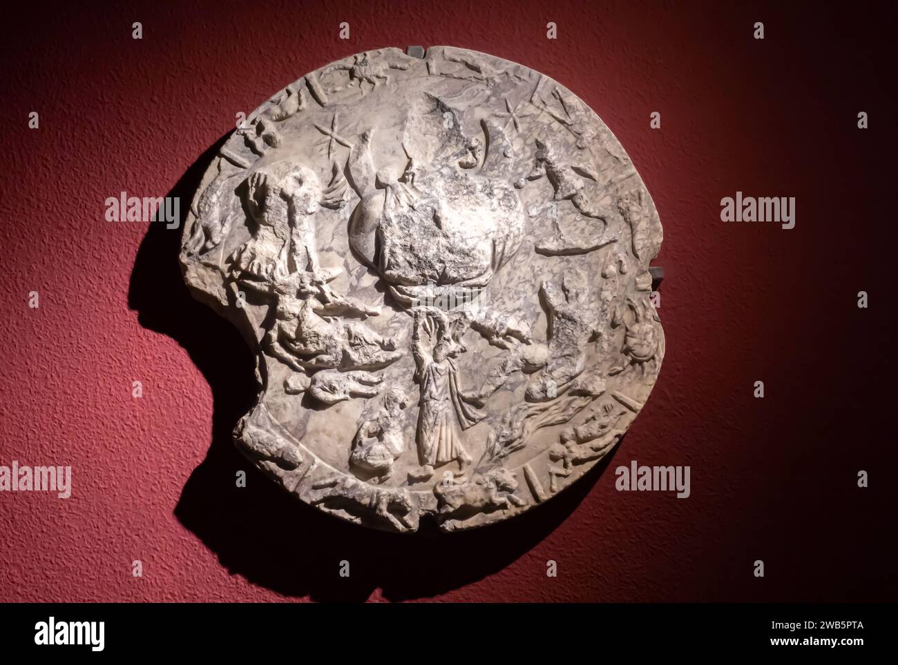 Zodiac disk antalya museum hi-res stock photography and images - Alamy