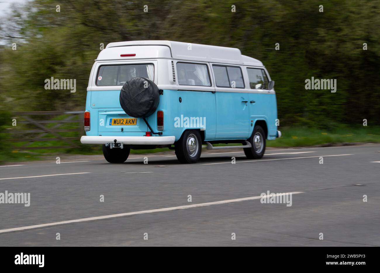 Brazilian built water cooled 2012 VW bay window camper van Stock Photo ...