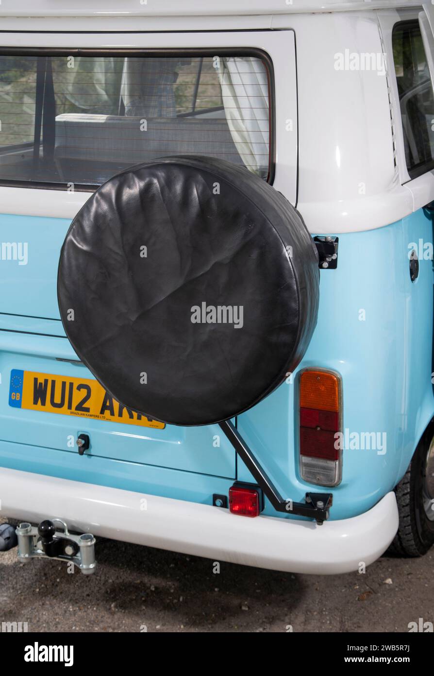 Brazilian built water cooled 2012 VW bay window camper van Stock Photo ...