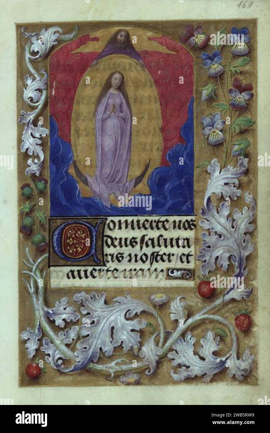 0001 Virgin in Mary and Max Prayer Book Stock Photo - Alamy