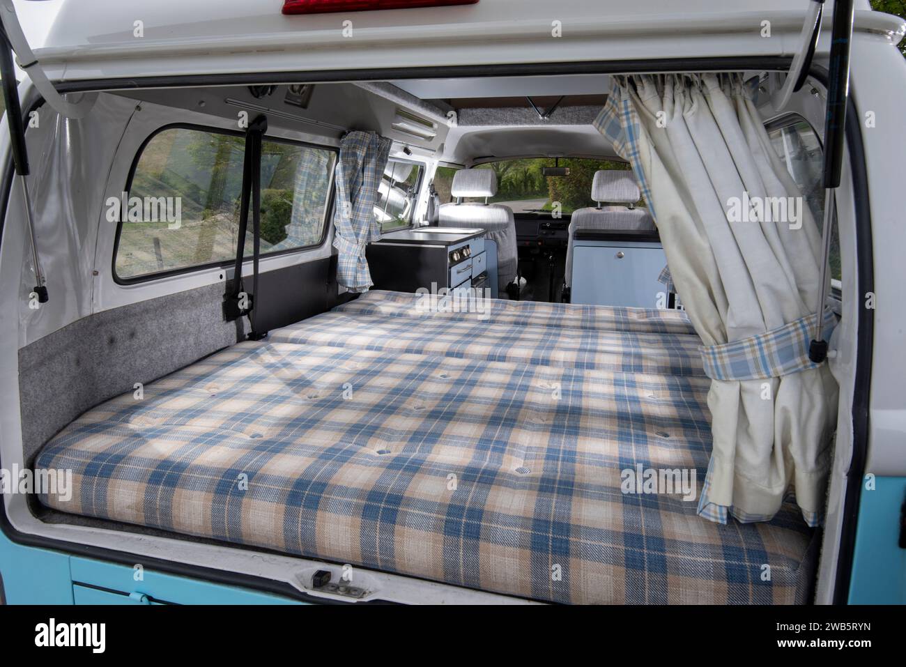 Brazilian built water cooled 2012 VW bay window camper van Stock Photo ...