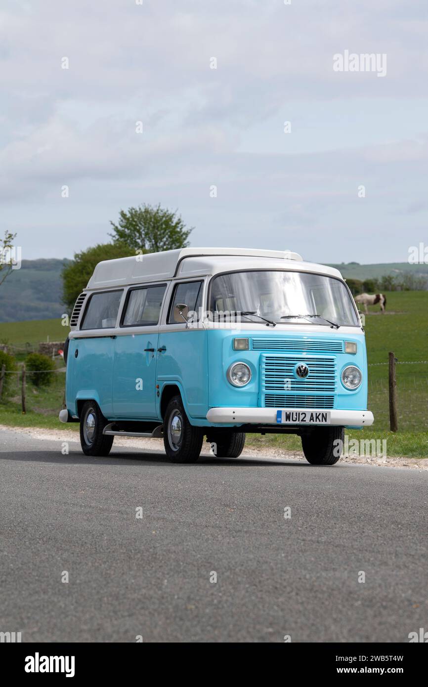 Brazilian built water cooled 2012 VW bay window camper van Stock Photo ...