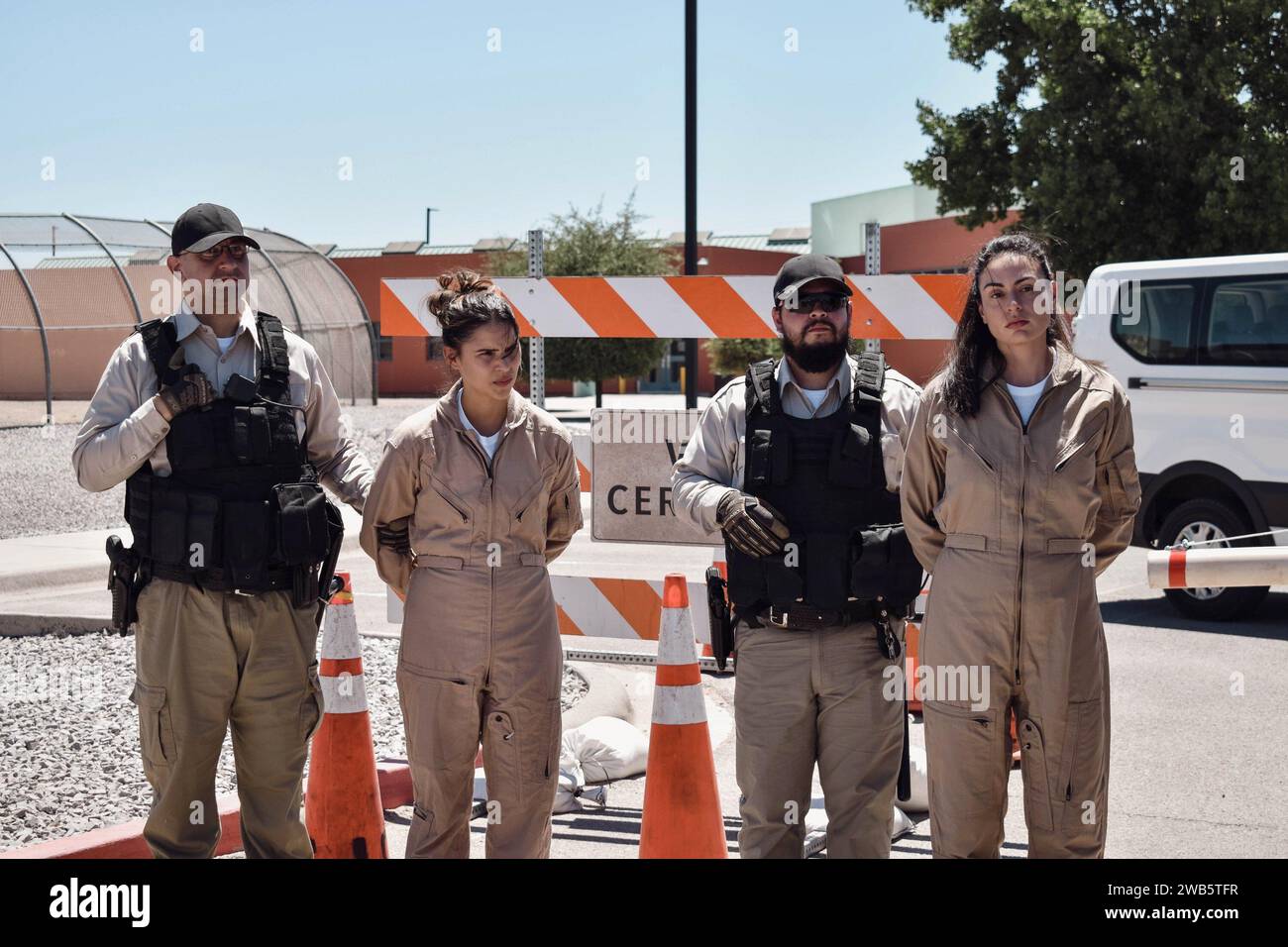 WANTED MAN, Daniela Soto-Brenner (2nd from left), Christina Villa (far right), 2024. © Quiver ...