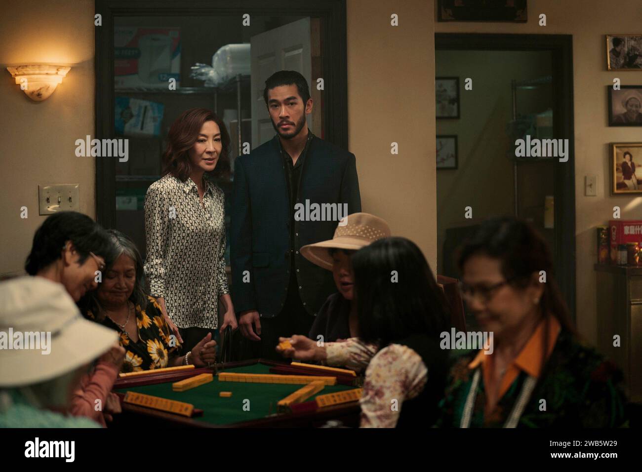 THE BROTHERS SUN, standing from left: Michelle Yeoh, Justin Chien ...