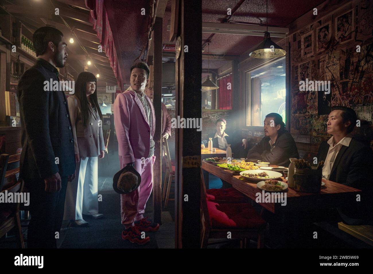 THE BROTHERS SUN, from left: Justin Chien, Jenny Yang, Joon Lee, Jon Xue Zhang, Jay Kwon ...