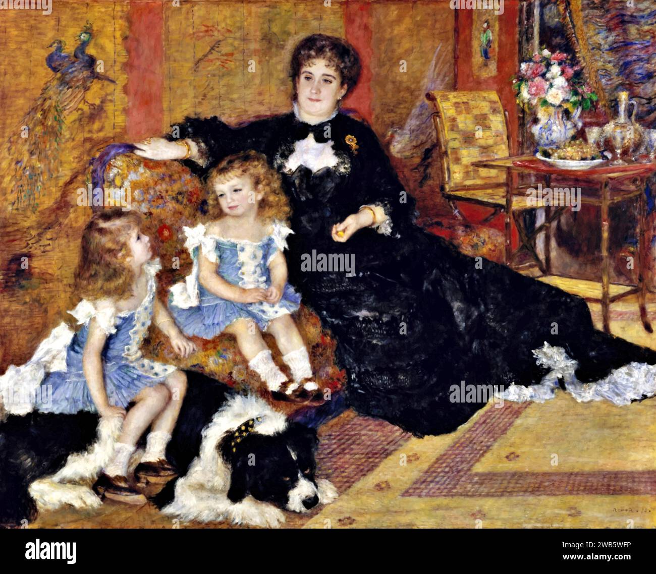 Madame Georges Charpentier and her Children, 1878 (Painting) by Artist ...