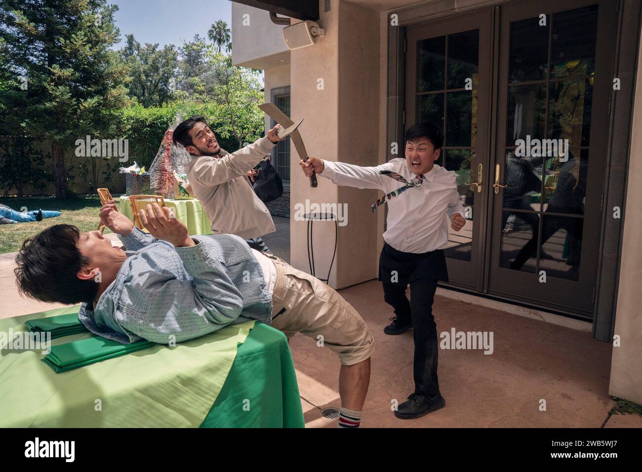 THE BROTHERS SUN, Sam Song Li (left), Justin Chien (center), 'Favor for ...