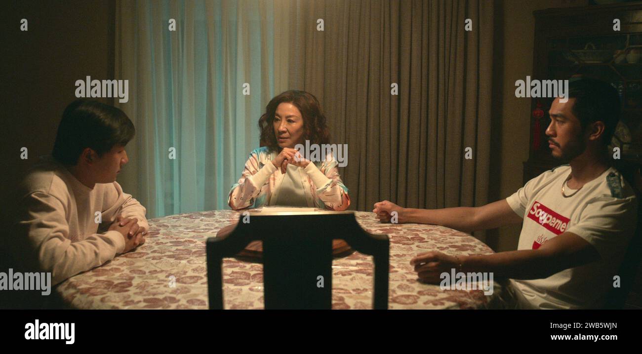 THE BROTHERS SUN, from left: Sam Song Li, Michelle Yeoh, Justin Chien ...