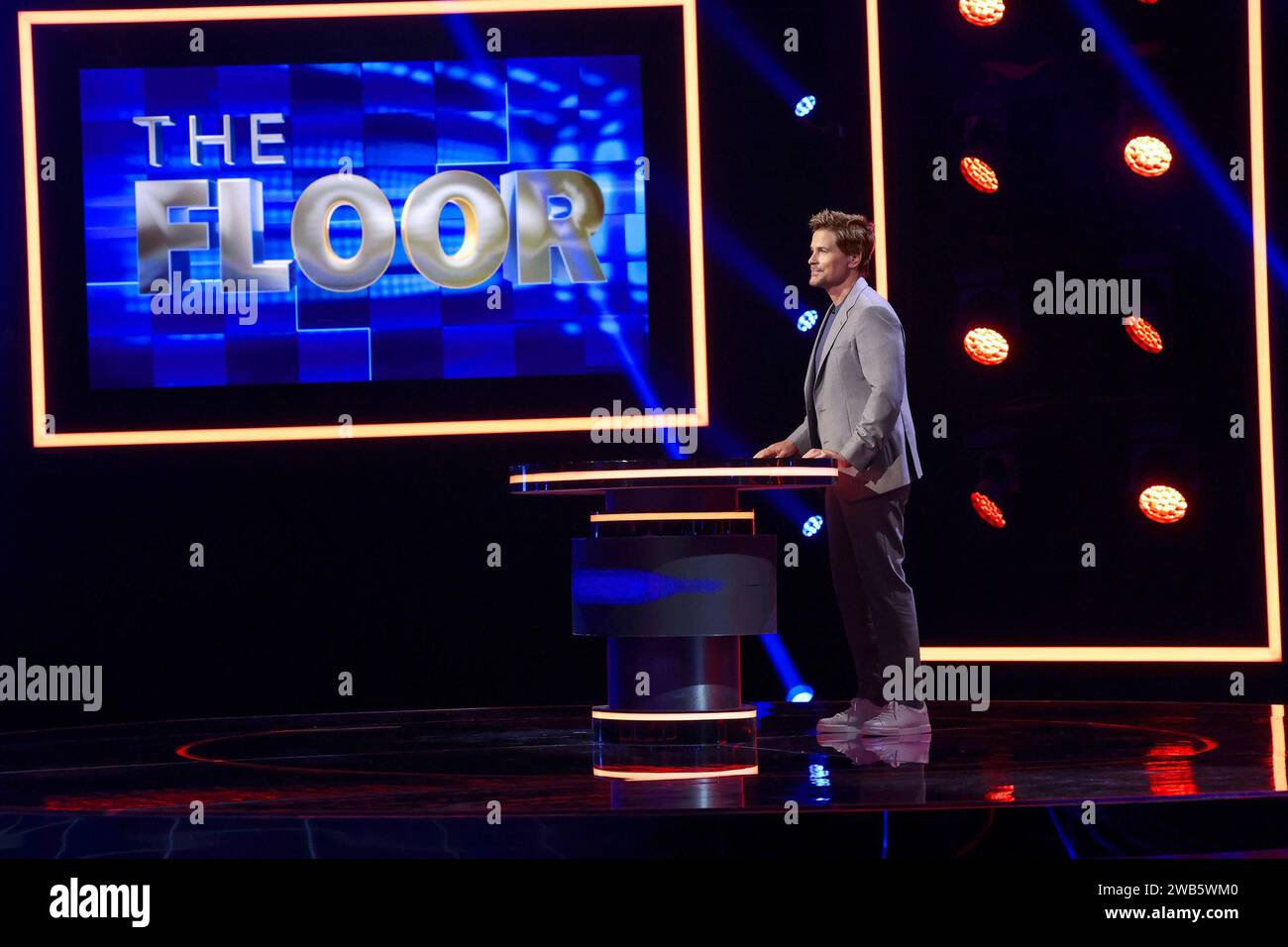 THE FLOOR, host Rob Lowe, (Season 1, ep. 101, aired Jan. 2, 2024 ...