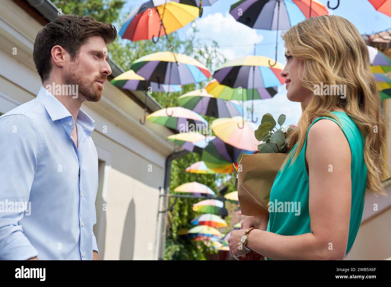 LOVE ON THE RIGHT COURSE, from left: Marcus Rosner, Ashley Newbrough ...