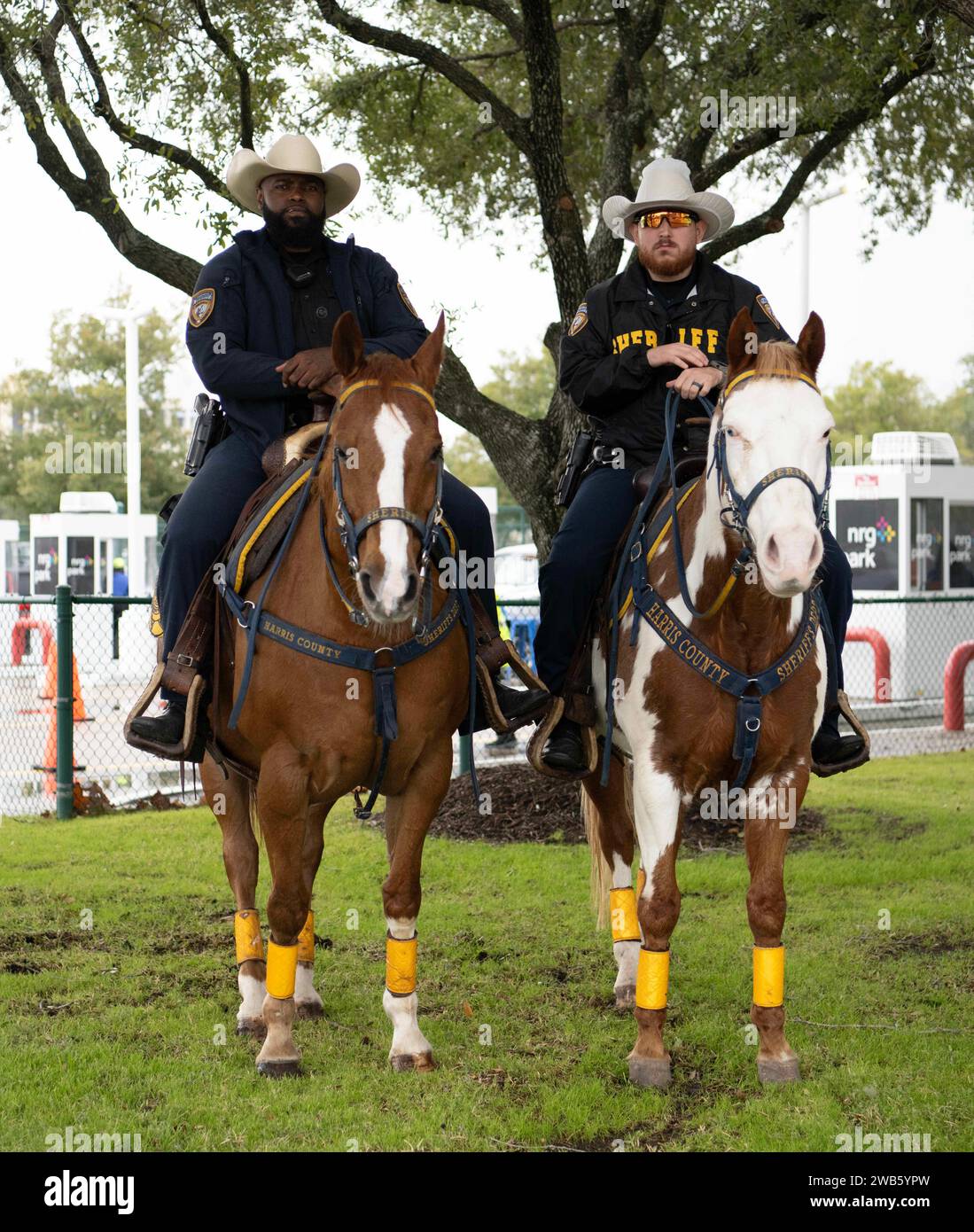 Houston, Texas, U.S.A. 8th Jan, 2024. The Houston Mounted Sheriff's ...