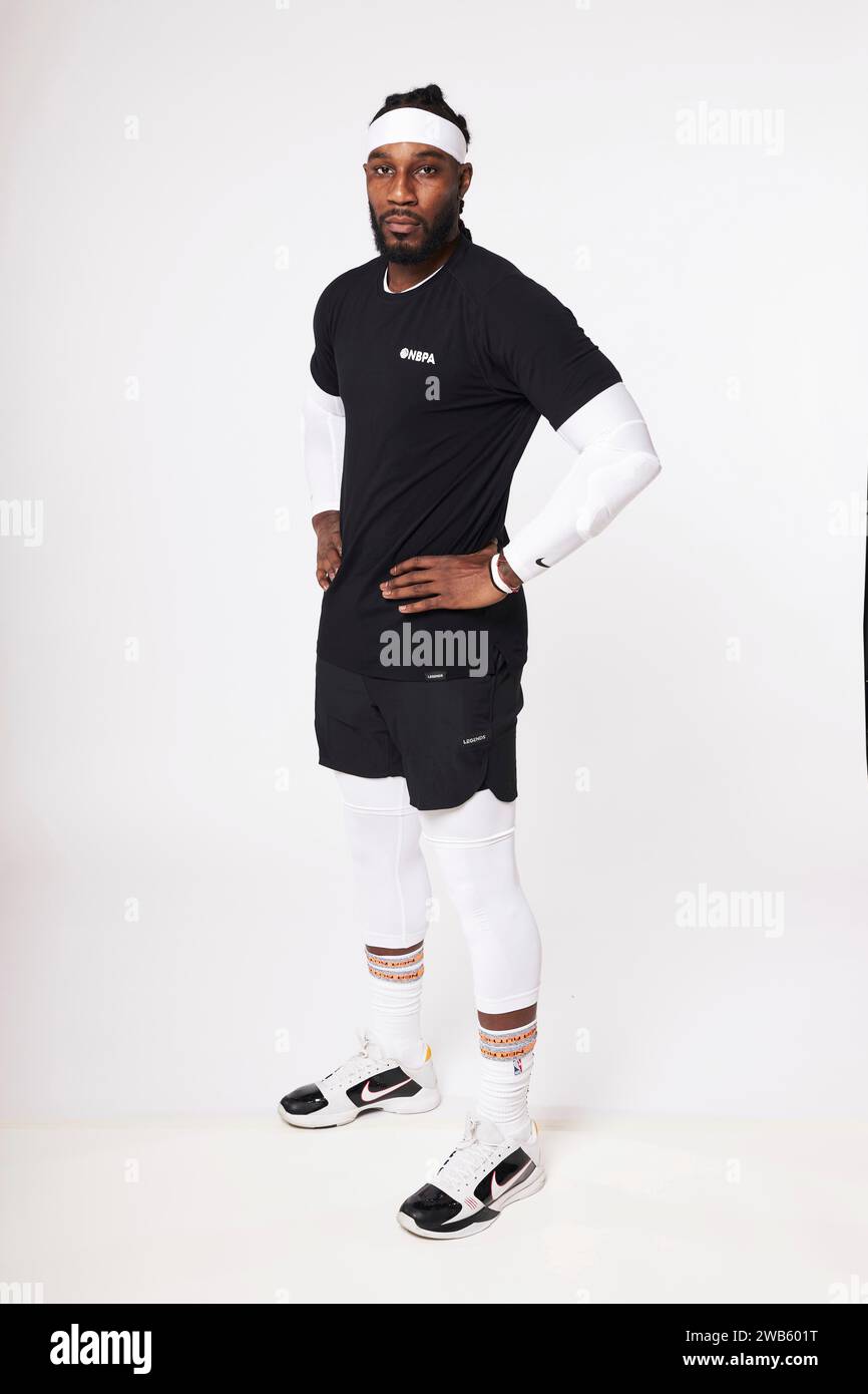 Jae Crowder poses for a portrait on October 2, 2023 in Milwaukee ...