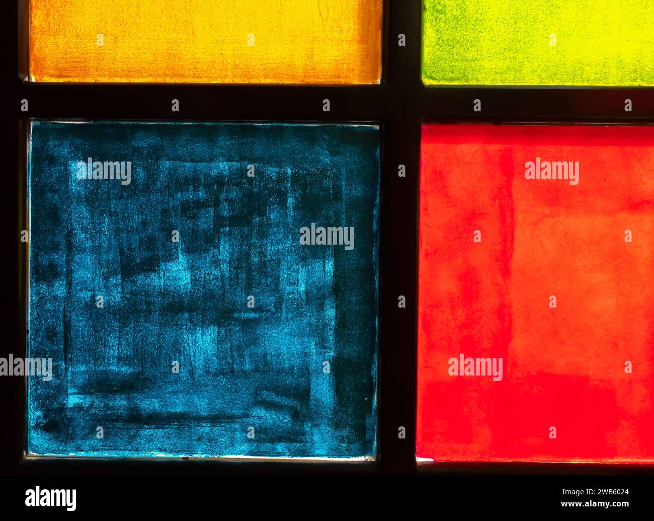 Composition In Red Blue And Yellow