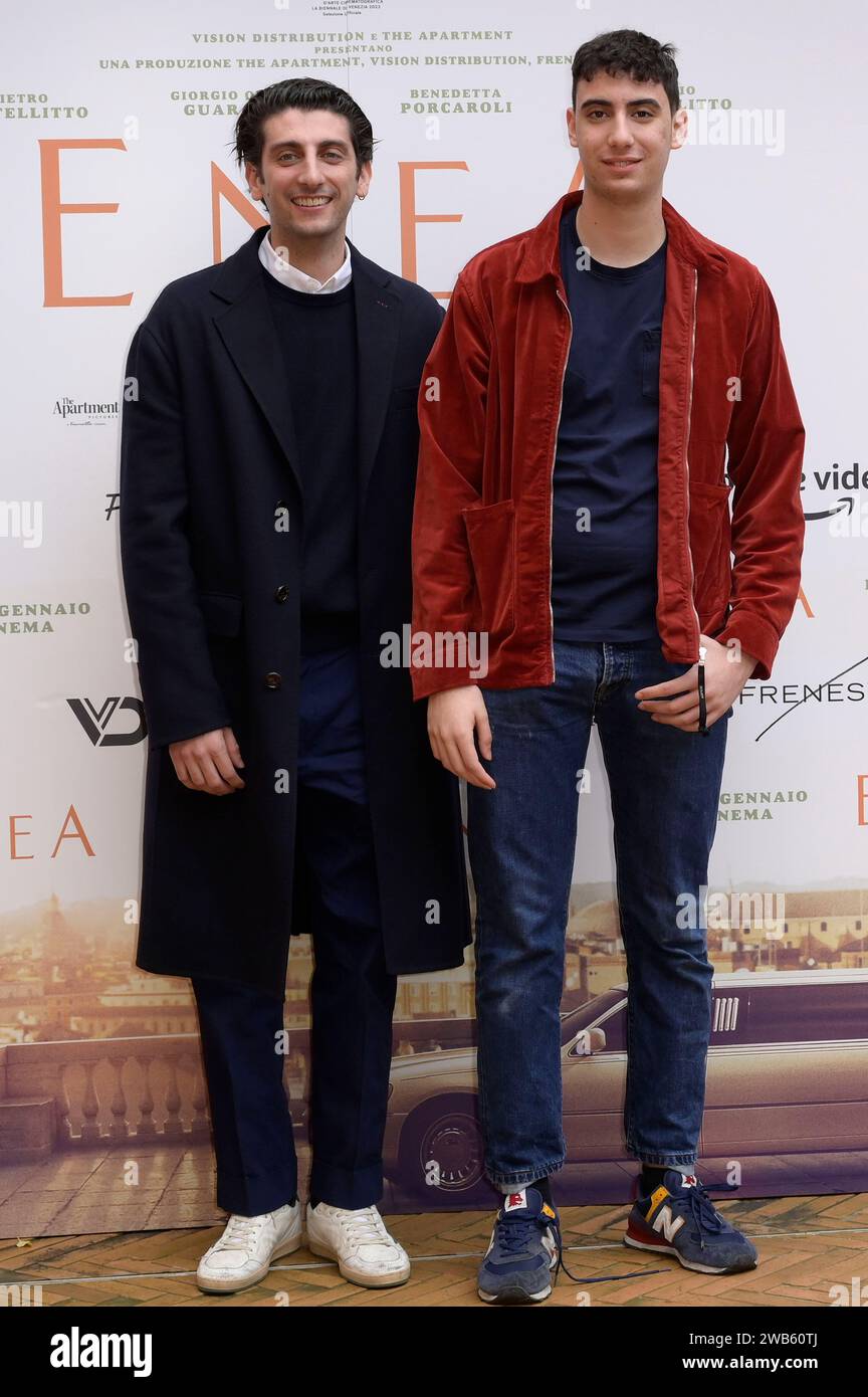Pietro Castelitto und Cesare Castellitto beim Photocall zum Kinofilm ...