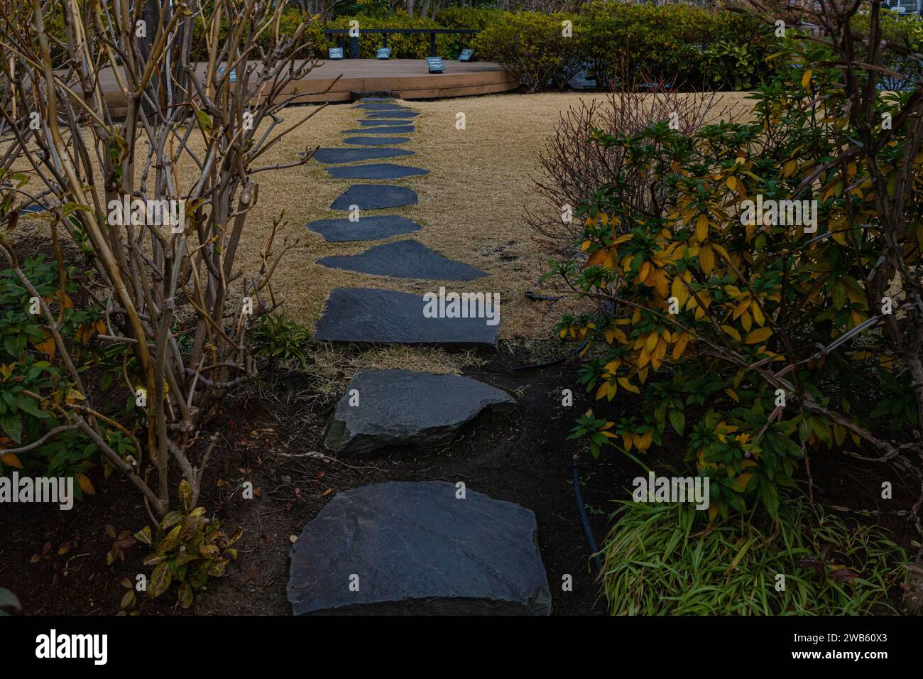 The greenery on the rooftop garden at Mitsukoshi Department Store ...