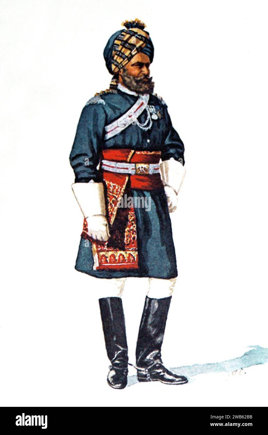 British Colonial Uniforms Bengals Lancers Private 2nd Battalion