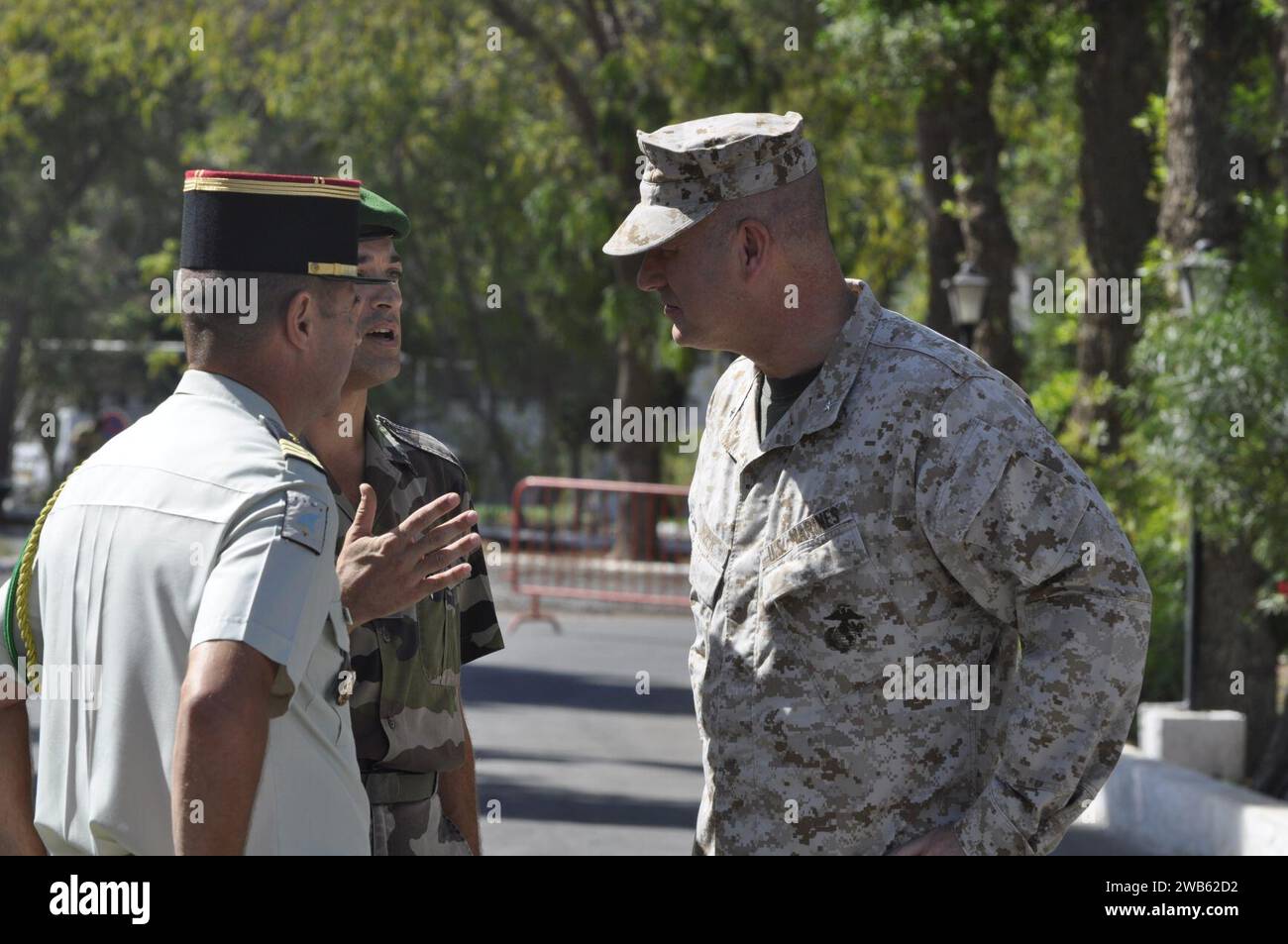 13th Demi-Brigade of the Foreign Legion visit Djibouti Stock Photo - Alamy