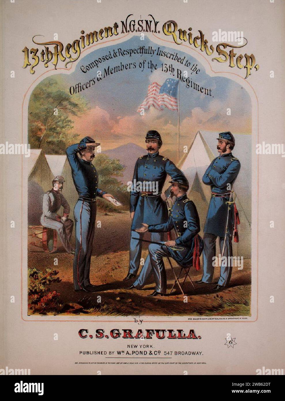 13th Regiment Quick Step Stock Photo - Alamy