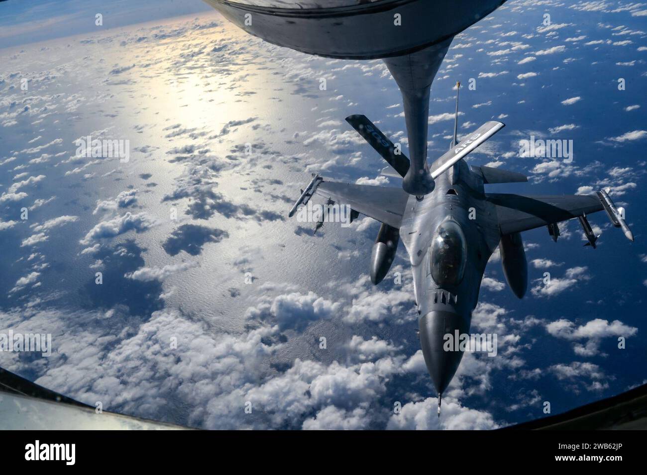 14th FS F-16 prepares to refuel during Cope North 2022 Stock Photo - Alamy