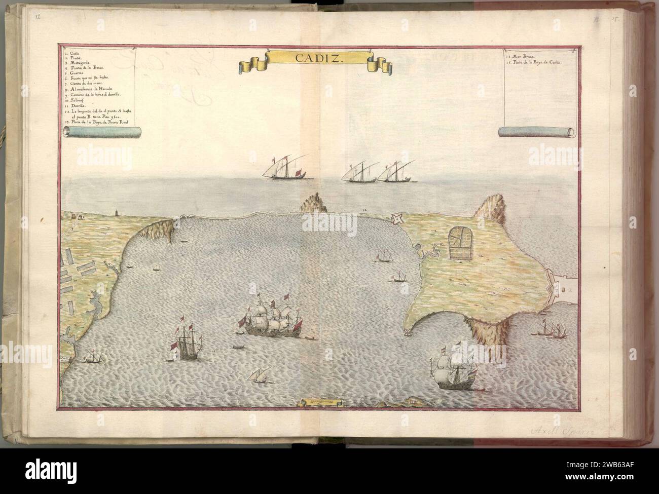 Map of cadiz hi-res stock photography and images - Alamy